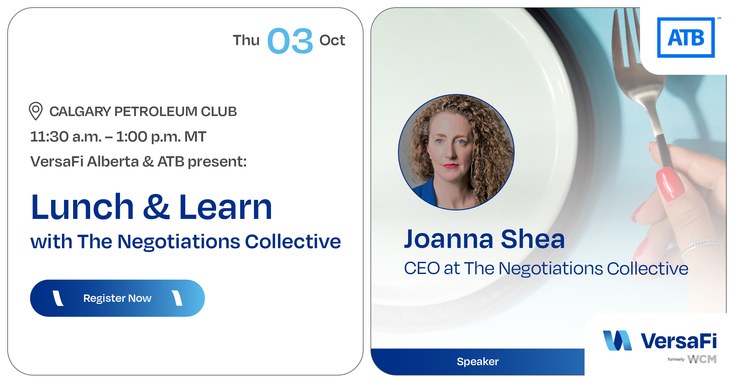 VersaFi Alberta Presents: Lunch and Learn with The Negotiations ...