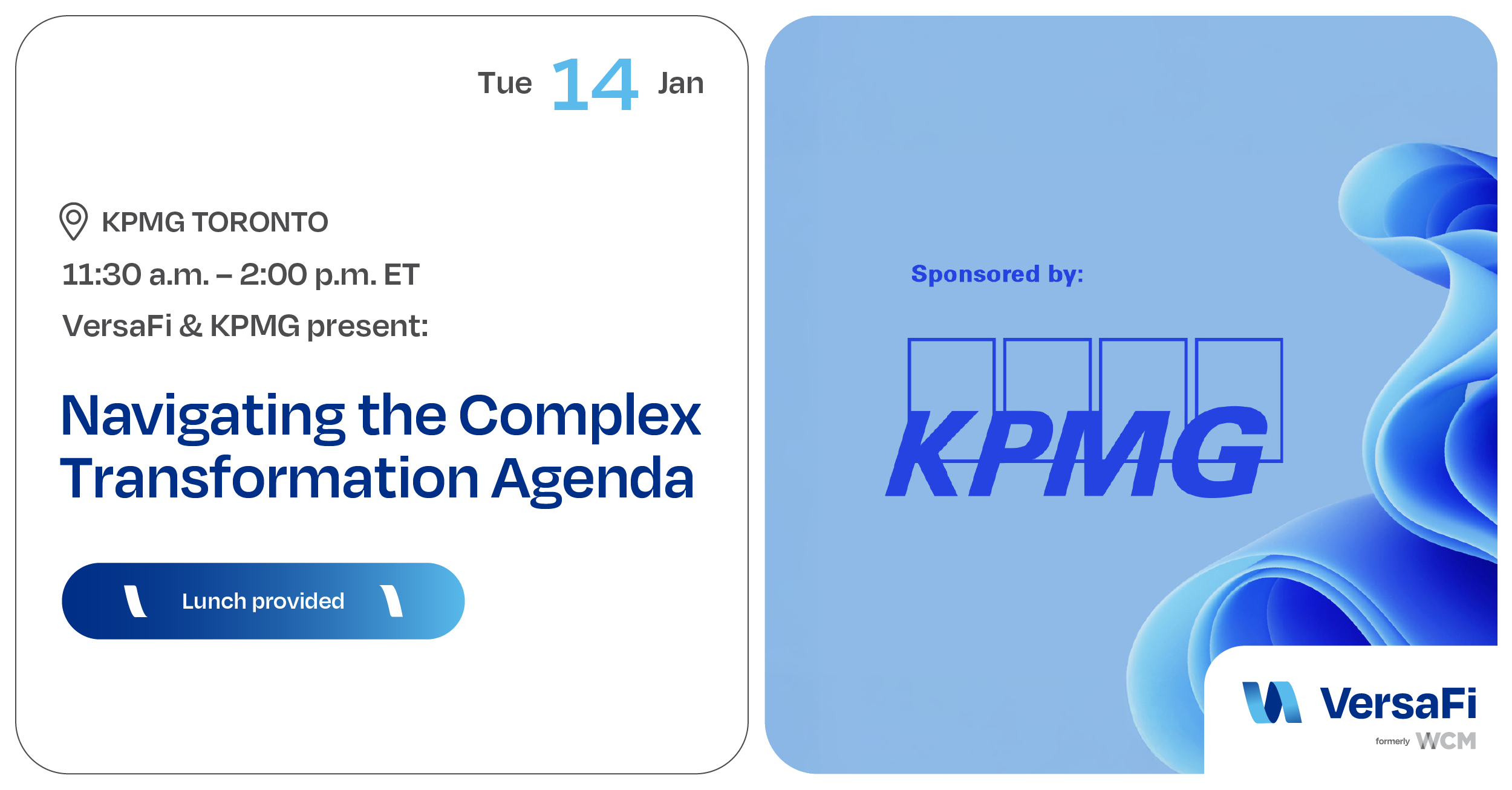 Navigating the Complex Transformation Agenda - VersaFi